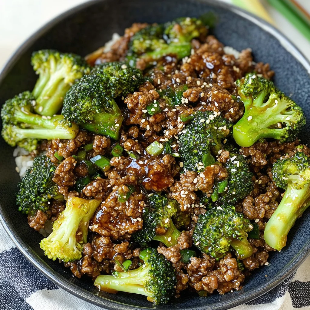 Honey Garlic Ground Beef and Broccoli – A Quick and Flavorful Stir-Fry