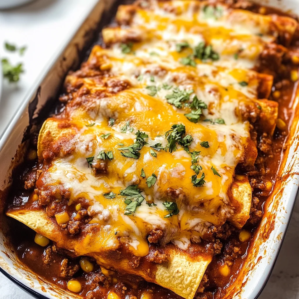 Beef Enchilada Casserole